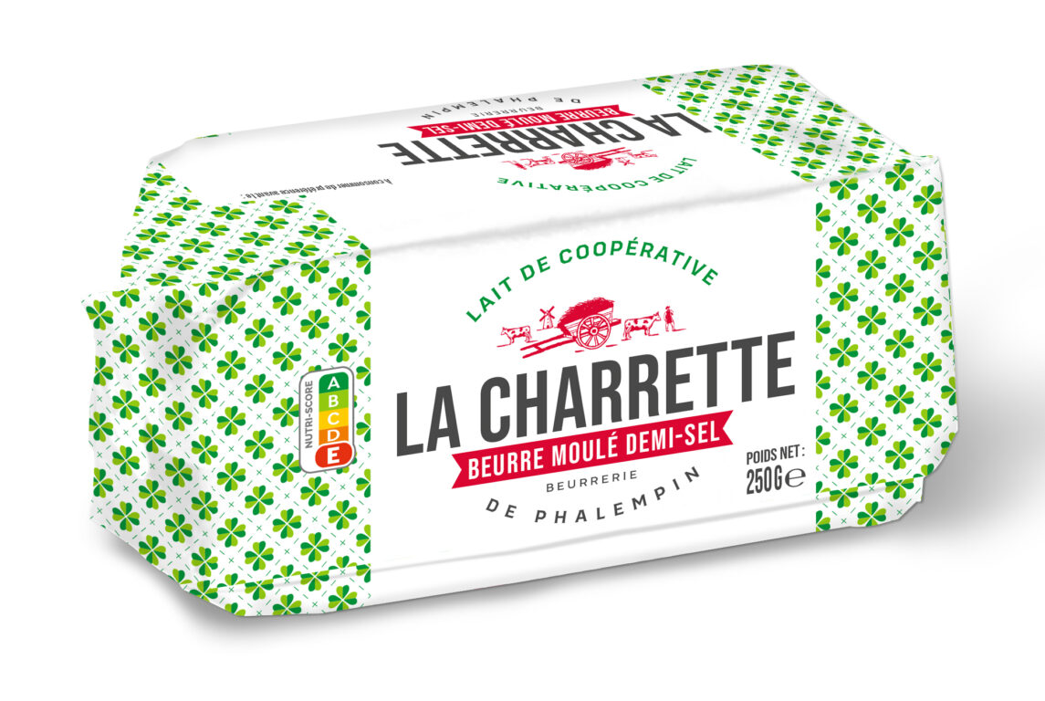 Beurre moulé neutre 500g demi-sel – Loyez Woessen France