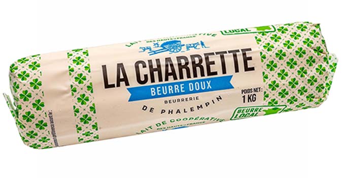 La Charrette Butter roll 1kg Unsalted – Loyez Woessen