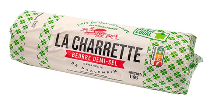 La Charrette Butter roll 1kg Salted – Loyez Woessen
